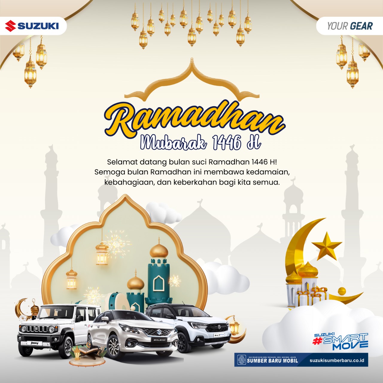 RAMADHAN MUBARAK 1446 H - Dealer Mobil Suzuki